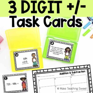 10 Ways to Use Math Task Cards - Make Teaching Sweet