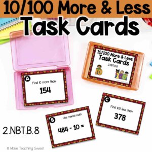 10 Ways to Use Math Task Cards - Make Teaching Sweet